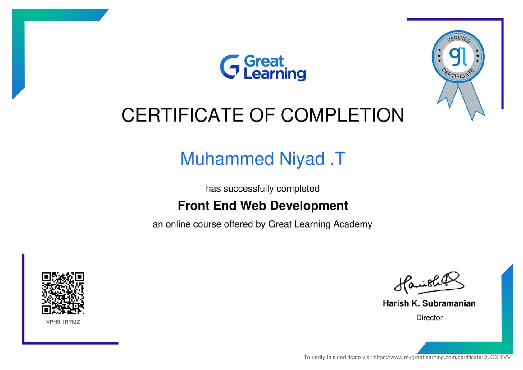 Muhammed Niyad | Portfolio