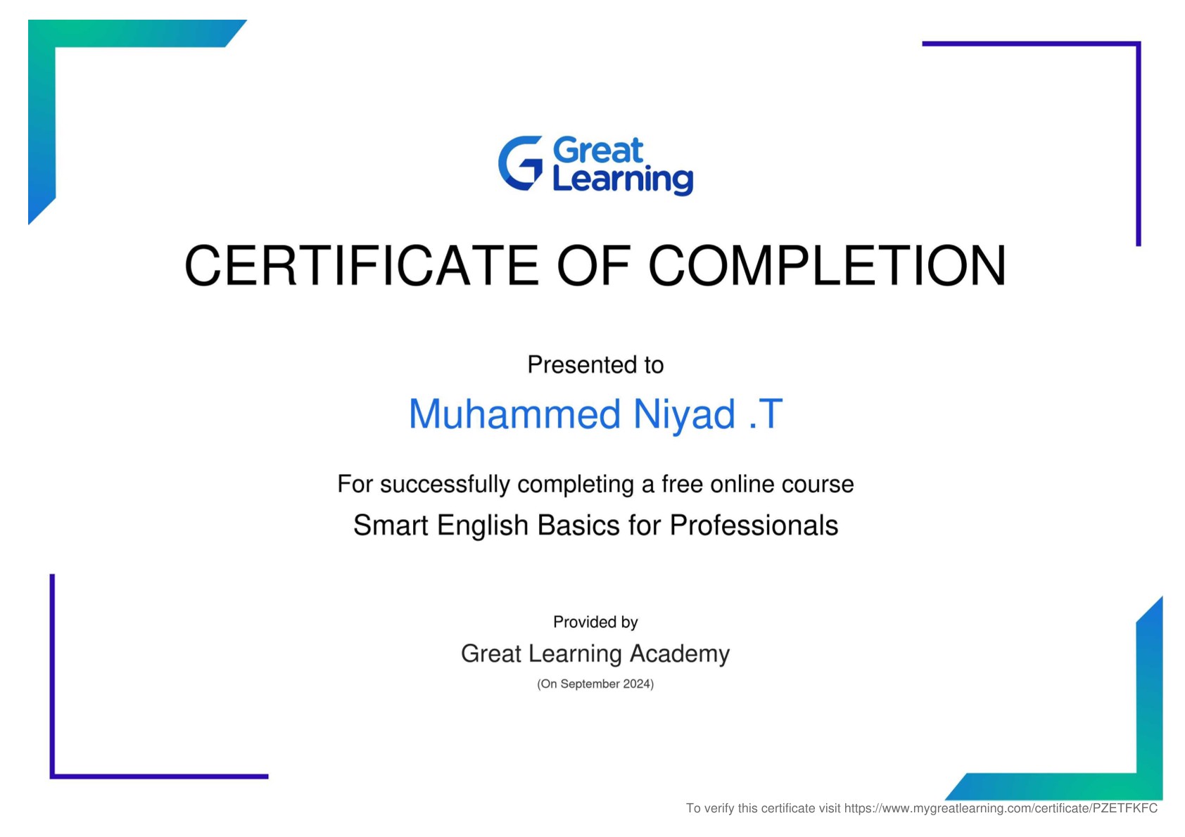 Muhammed Niyad | Portfolio