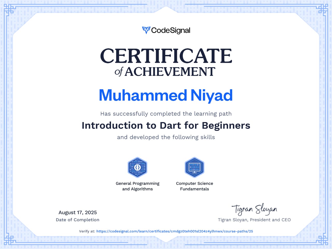 Muhammed Niyad | Portfolio